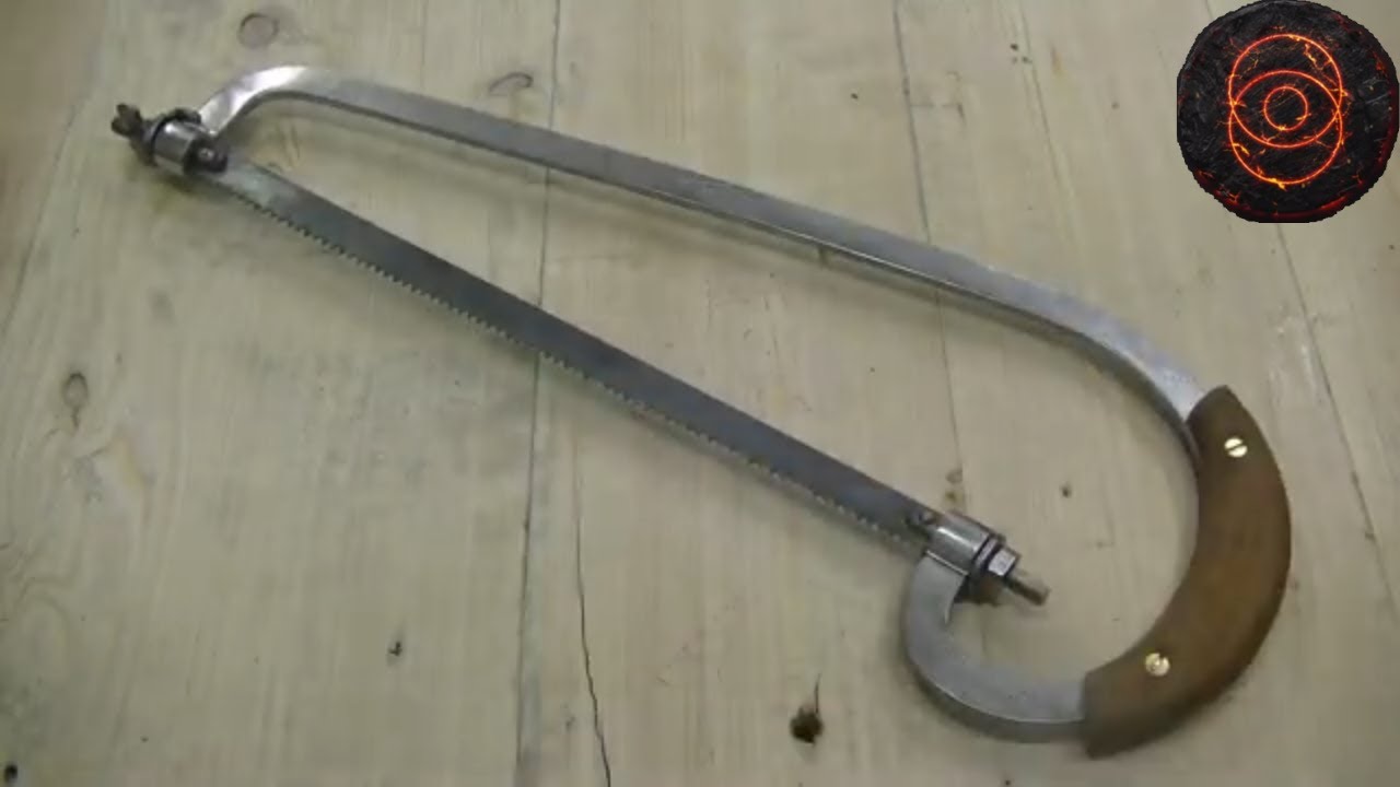 RESTORATION OF OLD ANTIQUE RUSTY HACKSAW - YouTube
