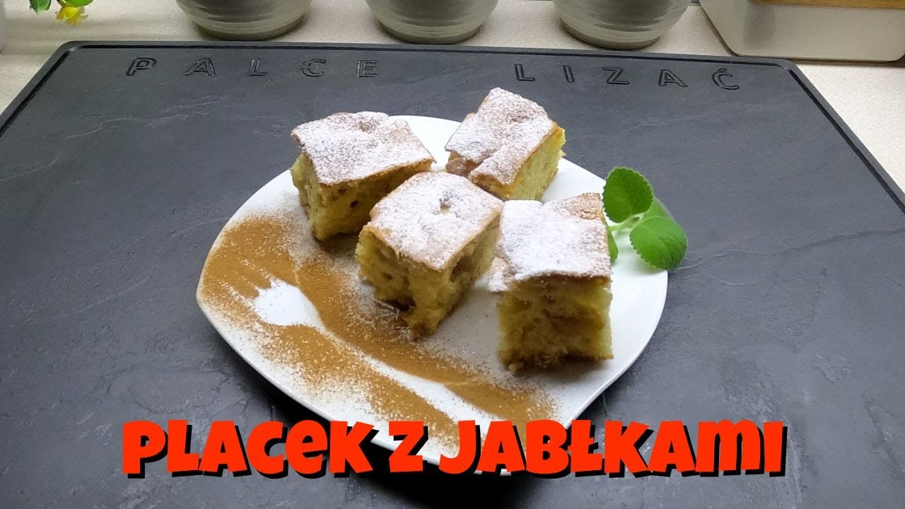 Przygotuj pyszny, wilgotny i prosty PLACEK z jabłkami 🍎 | PALCE LIZAĆ ...