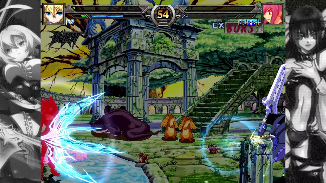 MUGEN/IKEMEN: Es vs. Dizzy - YouTube