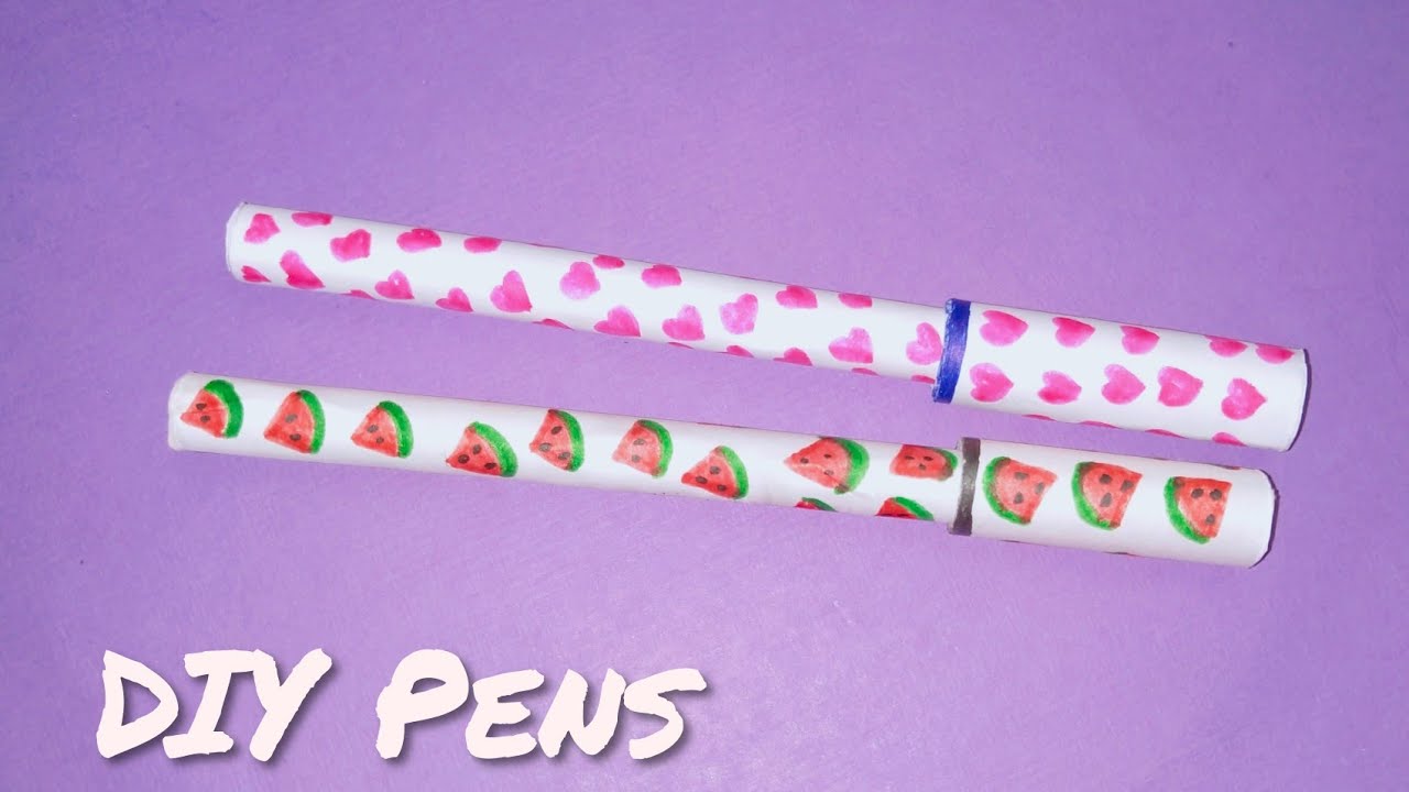 DIY Pens - Handmade pen cover - YouTube