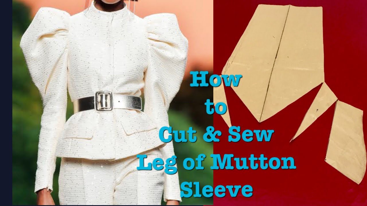 Easy way to cut & sew Leg of Mutton Sleeve/ puff sleeve ( DETAILED ...
