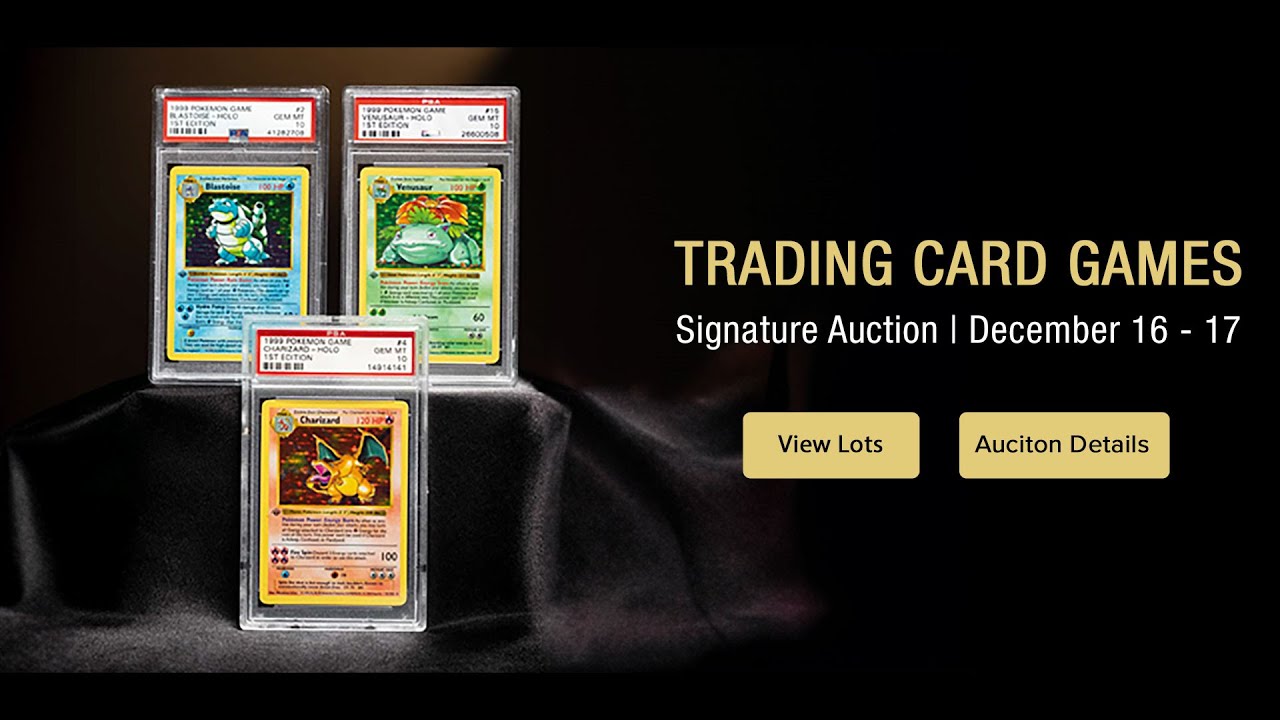 LIVE: Trading Card Games Signature® Auction 7337 - Session 2 - YouTube