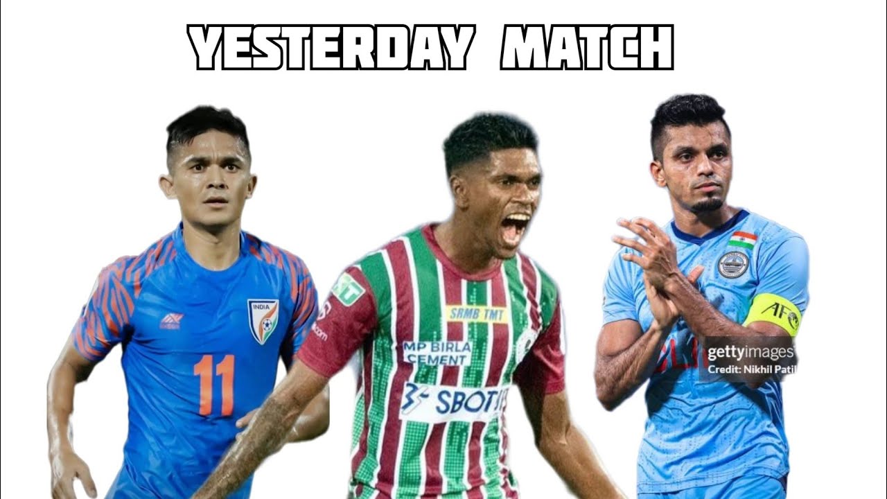 Indian football team yesterday match review. - YouTube