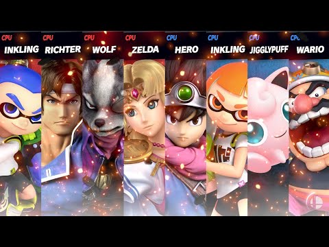 Grand Finals - Inkling(Boy)/Richter/Wolf/Zelda [W] vs.Hero(Arusu ...