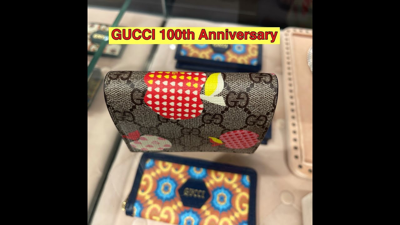 [GUCCI 100th Anniversary] All are available in Hong Kong - YouTube