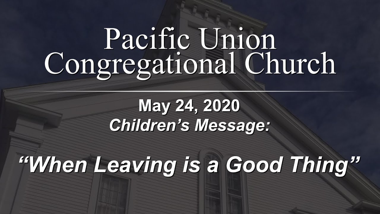 Church Small Service | Children's Message | May 24, 2020 - YouTube