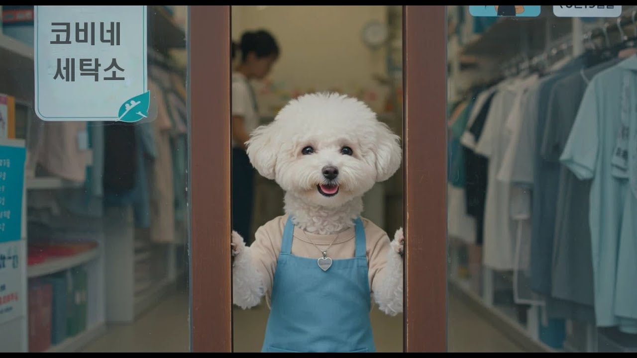 🐶코비에게 맡겨 주세요~ 코비의 세탁소🧺_“Just leave it to Kobi~ 🐾 Kobi’s Dry Cleaner🧺 ...