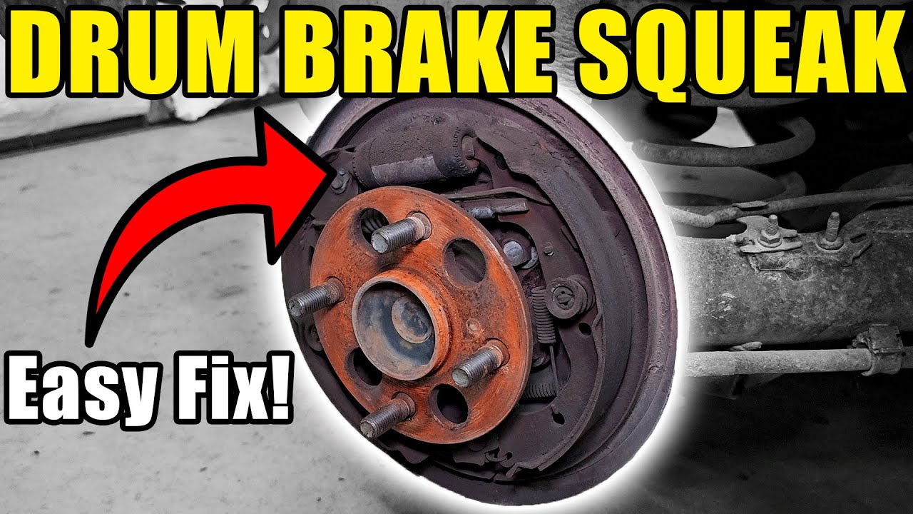 Rare Brake Squeak Fixed! How to Clean and Adjust Drum Brakes - YouTube