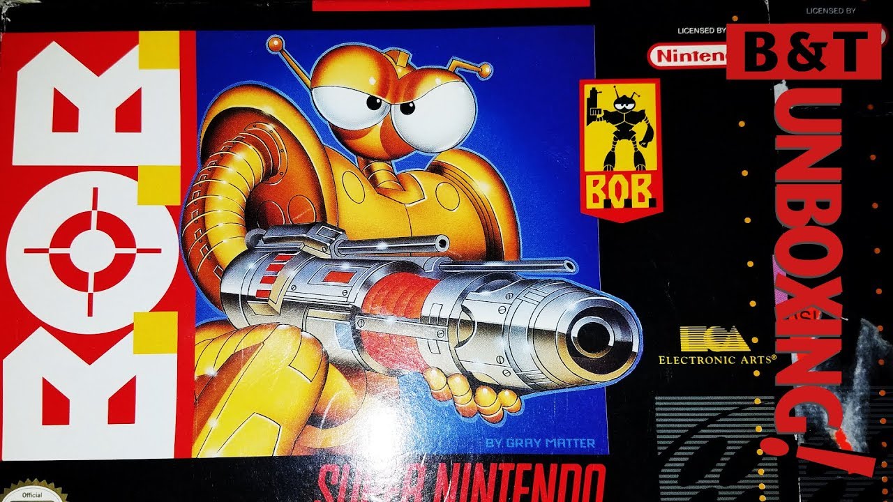 B.O.B. Super Nintendo Unboxing - YouTube