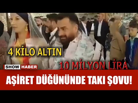 Geline 4 kilo altın, damada 10 milyon TL!