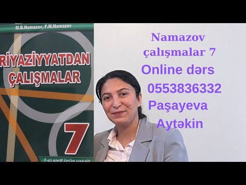 Namazov çalışmalar 7 ci sinif.Seh 171.Xetti funksiya davami