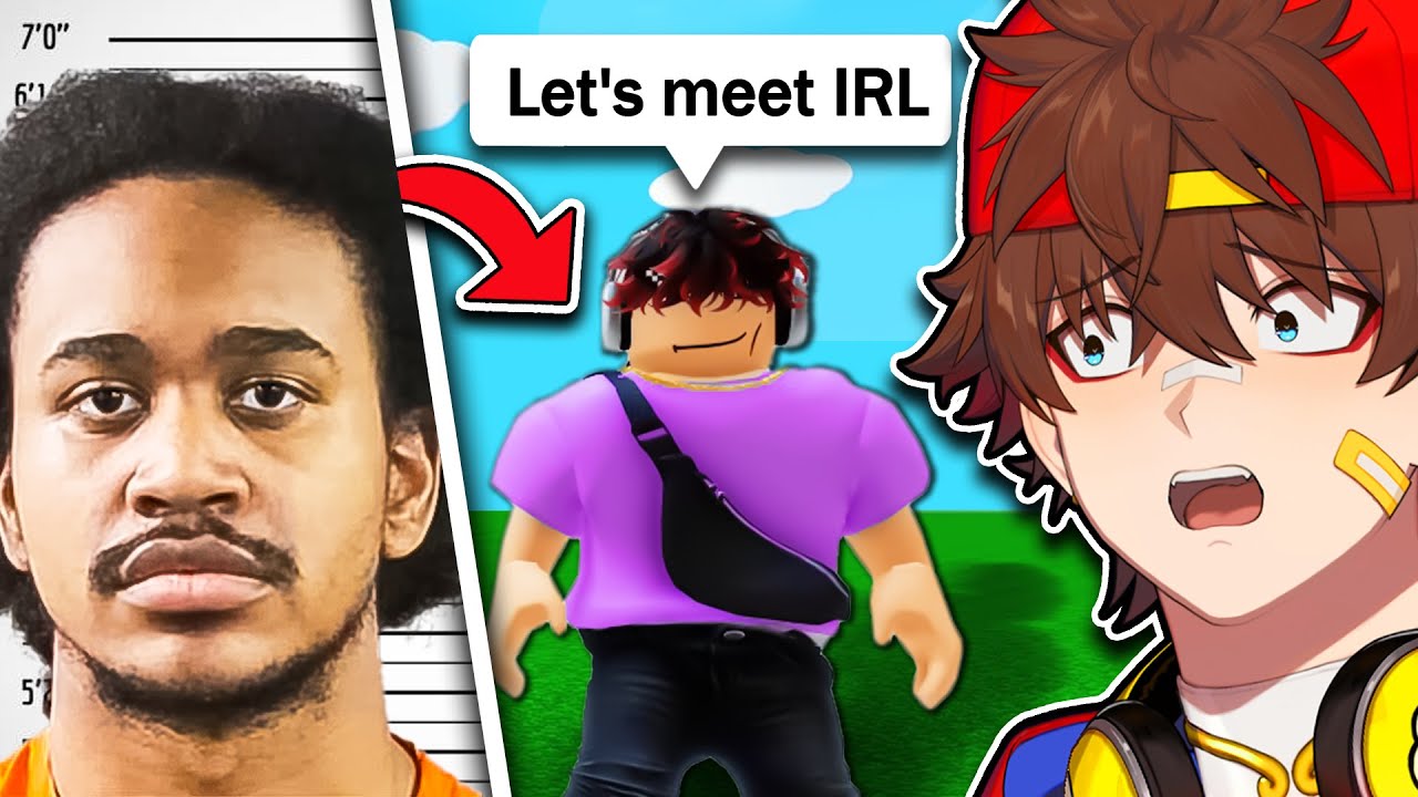 PREDATOR Gets Caught on ROBLOX!! | Kenji Reacts - YouTube