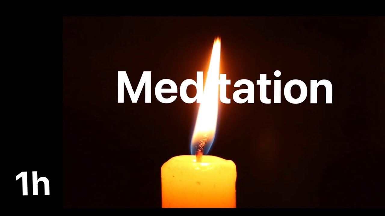 1 Hour Meditation Candle light with relaxing meditation music - YouTube