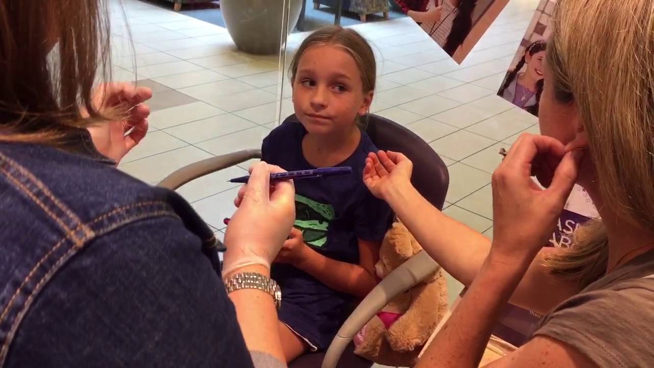 Virginia Ear Piercing Part I - YouTube