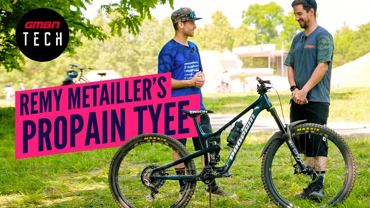 Remy Metailler’s Propain Tyee | GMBN Tech Pro Bike Check - YouTube