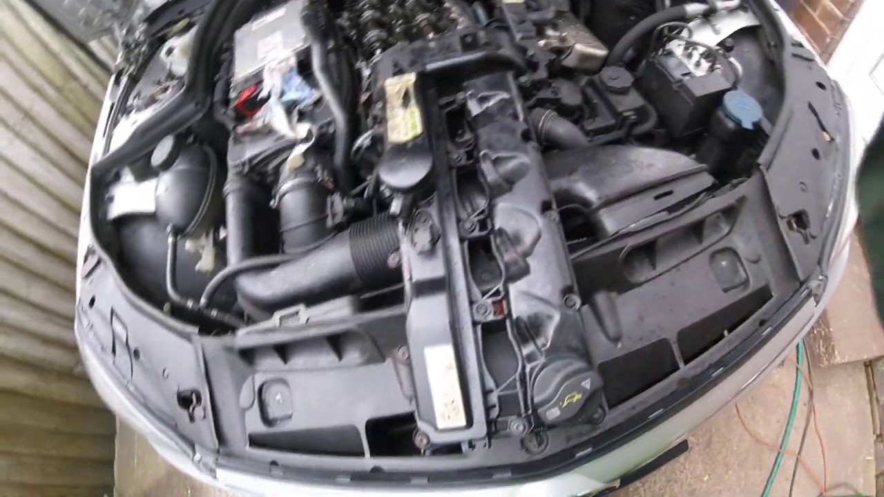 How to remove the valve cover Mercedes C200 / Как снять крышку клапанов ...