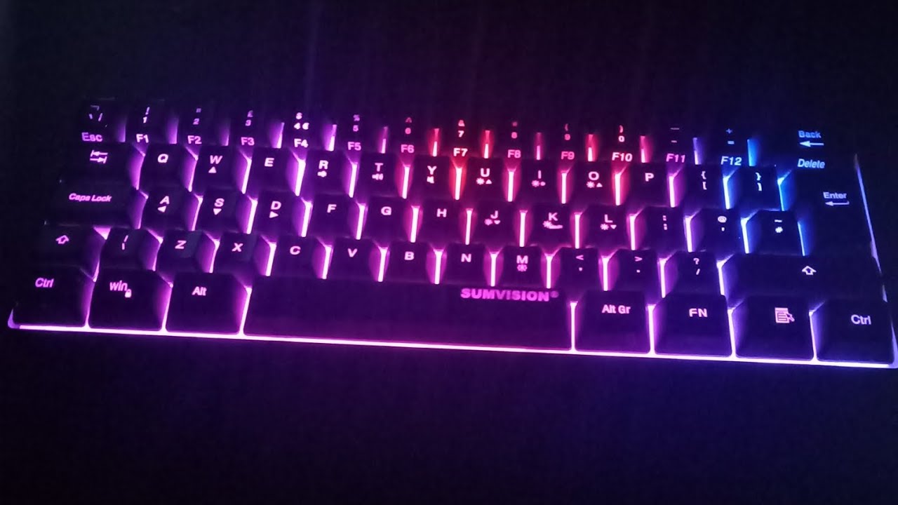 Sumvision gaming keyboard - YouTube