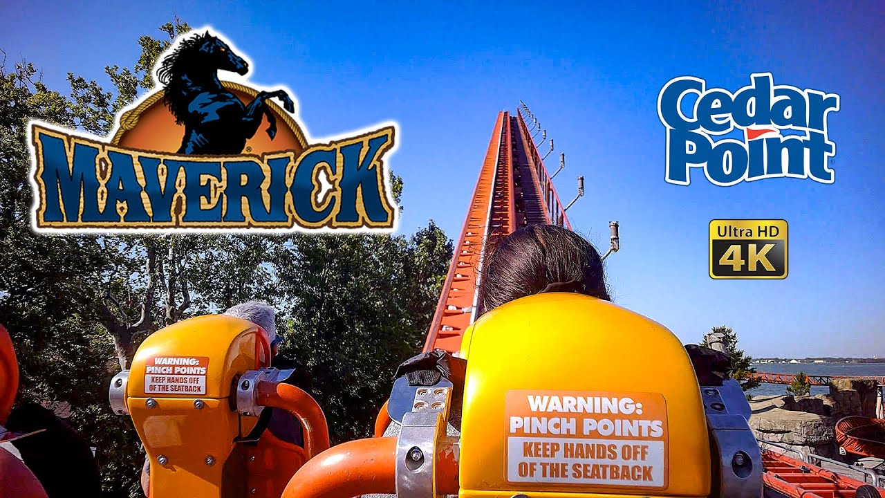 2022 Maverick Roller Coaster On Ride 4K POV Cedar Point - YouTube