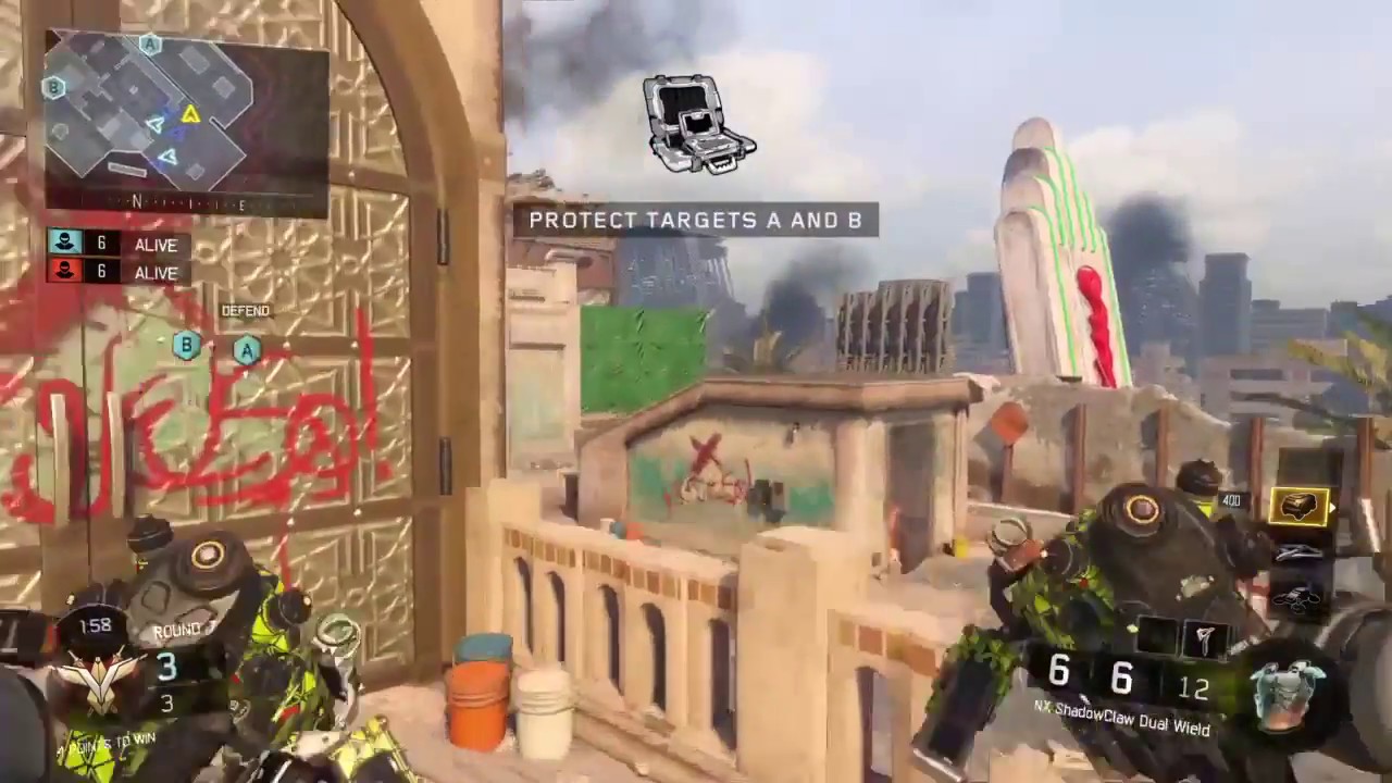 Black Ops 3- Awesome Combat Axe Across Map - YouTube