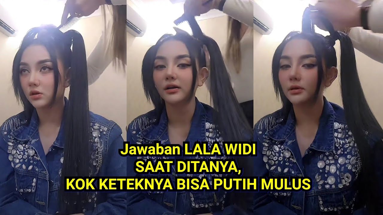 Jawaban LALA WIDI SAAT DITANYA,KOK KETEKNYA BISA PUTIH MULUS - YouTube