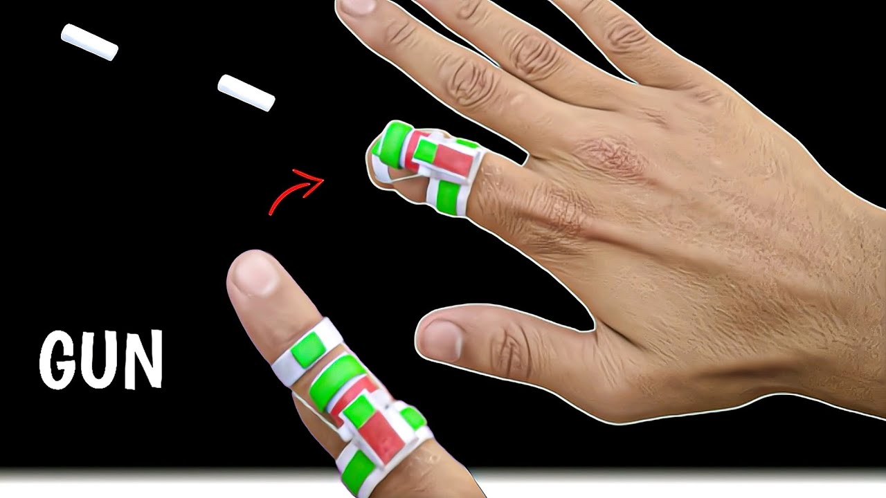 How To Make Paper RING Gun | How To Make Paper Gun | Paper Finger Gun ...