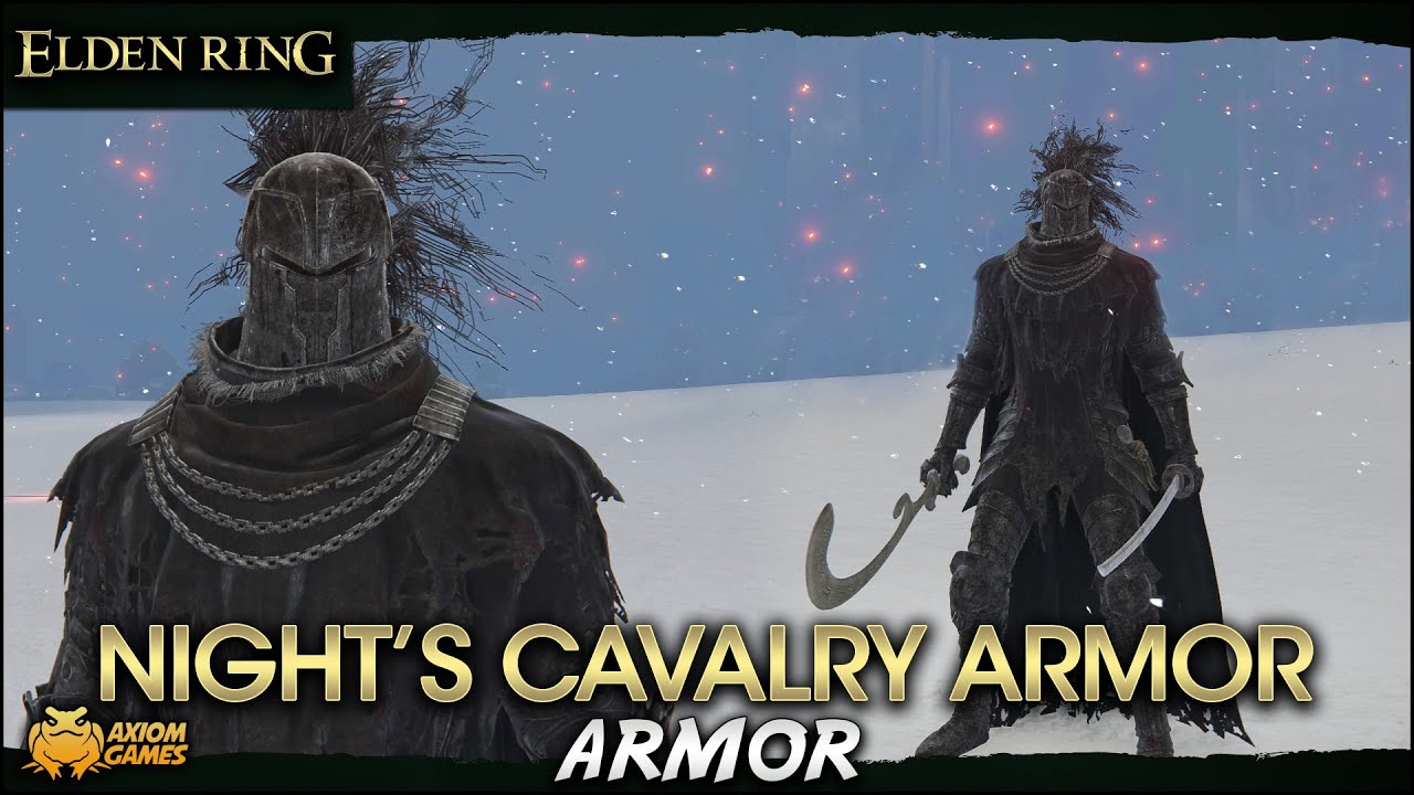 Elden Ring - Night's Cavalry Armor - YouTube