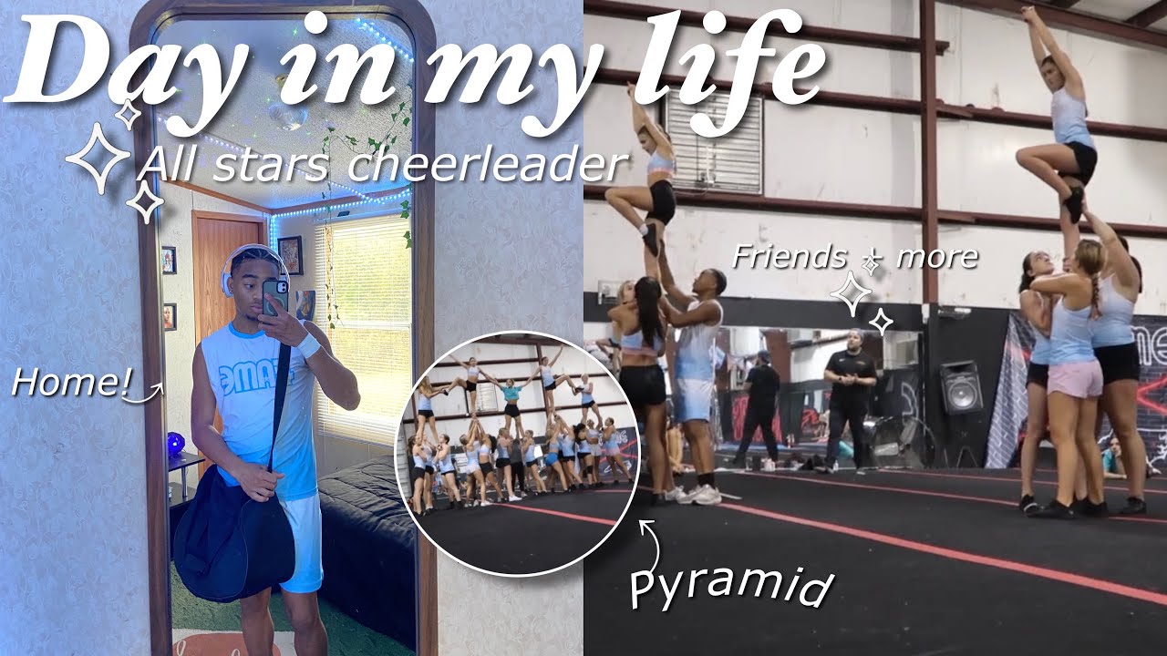 Day in my Life As a All star Cheerleader 📣 - YouTube