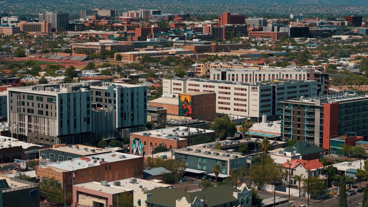Downtown Tucson Arizona | 4K Drone Footage | Southwest Drone Tech - YouTube