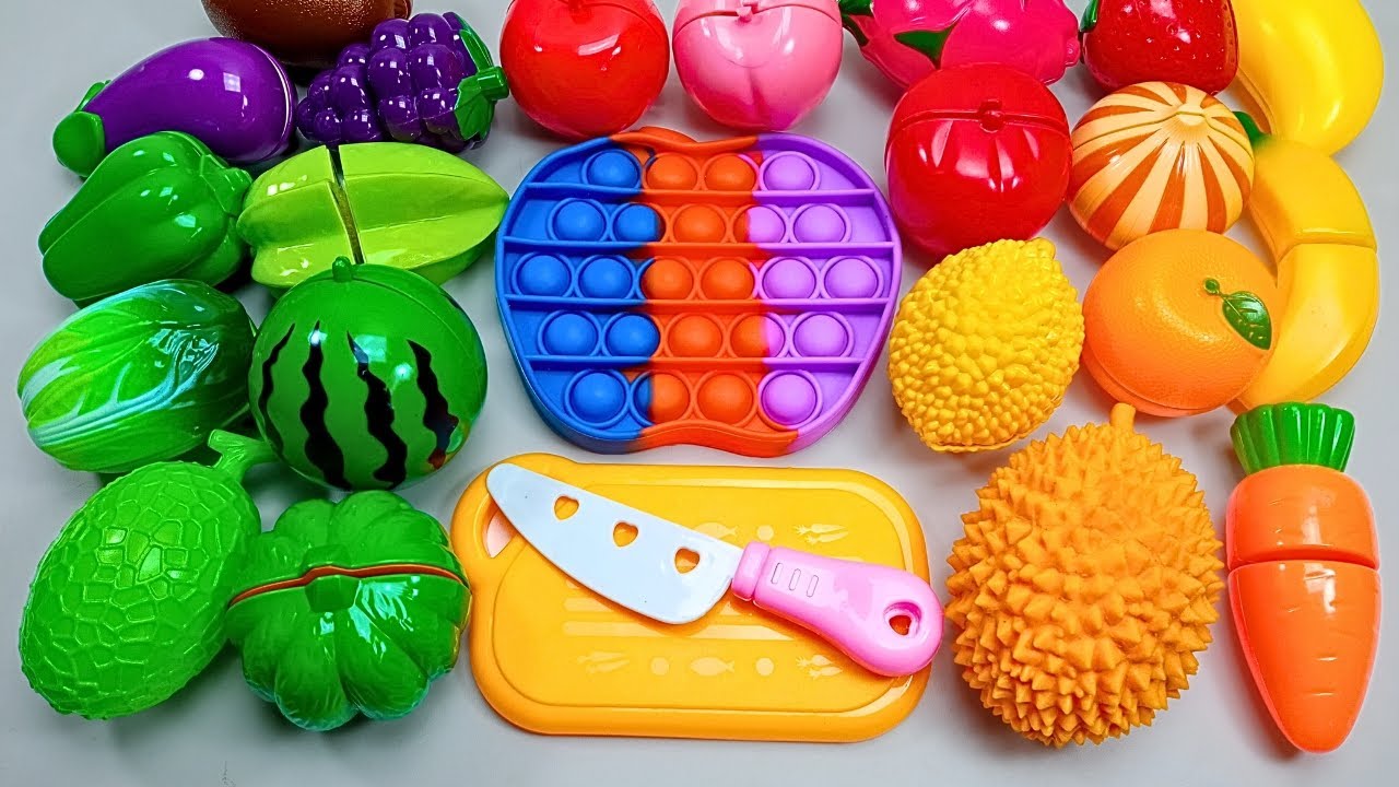 Oddly Satisfying | How to Cutting Fruit and Vegetables, Apple | Plastic ...