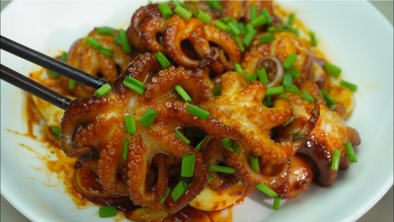 Tasty Octopus | Spicy Stir-Fried Octopus | Sichuan Flavor | Chinese ...
