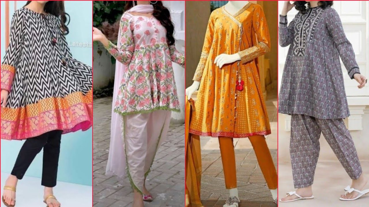 Short Frock Design 2024//Beautiful Short Frock Collection #short # ...