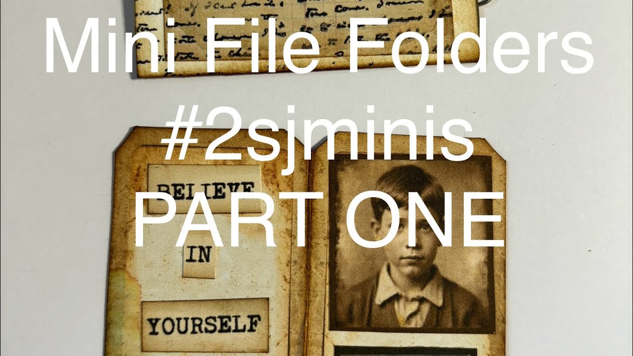 MINI FILE FOLDERS- #2sjminis- Part One - YouTube