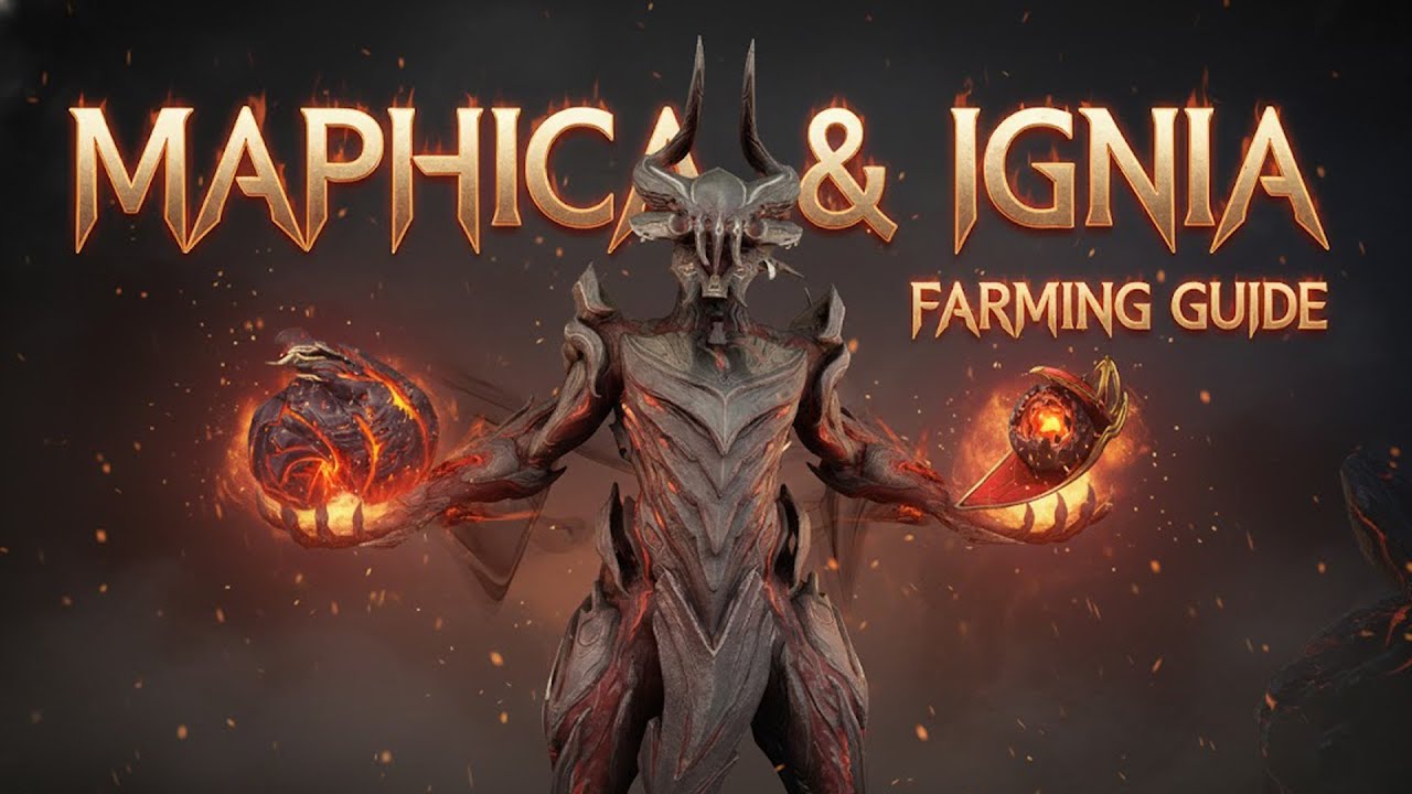How to Get Maphica & Ignia EFFICIENTLY - Warframe Farming Guide - YouTube