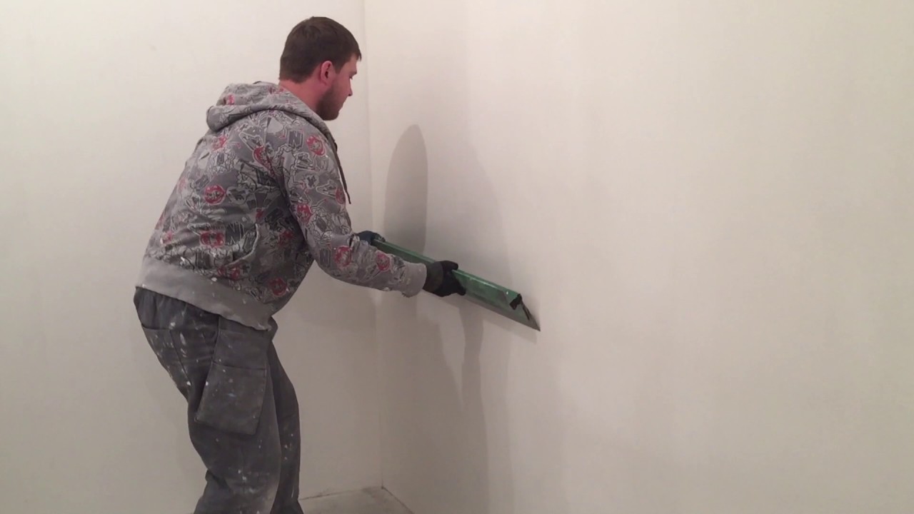 Шпаклевка - pft samba XL + sheetrock pro spray - YouTube