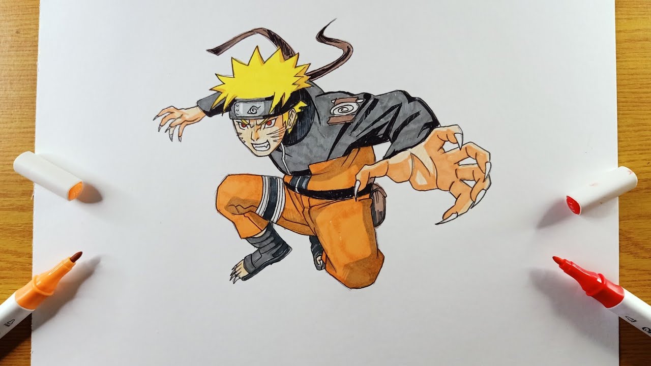 How To Draw Naruto Shippuden | Naruto Shippuden| Step By Step - YouTube