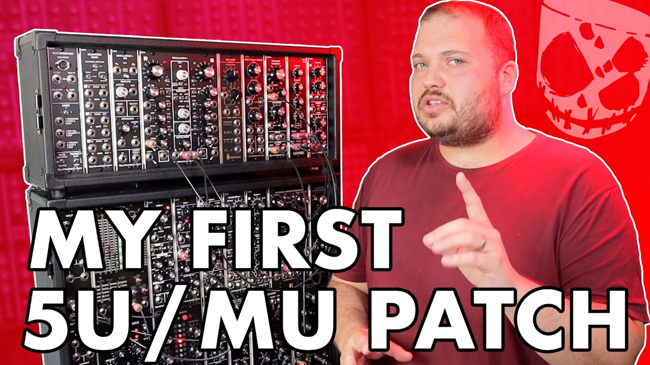 My First 5U Modular Synth Patch ... from Scratch (MU Moog format) - YouTube