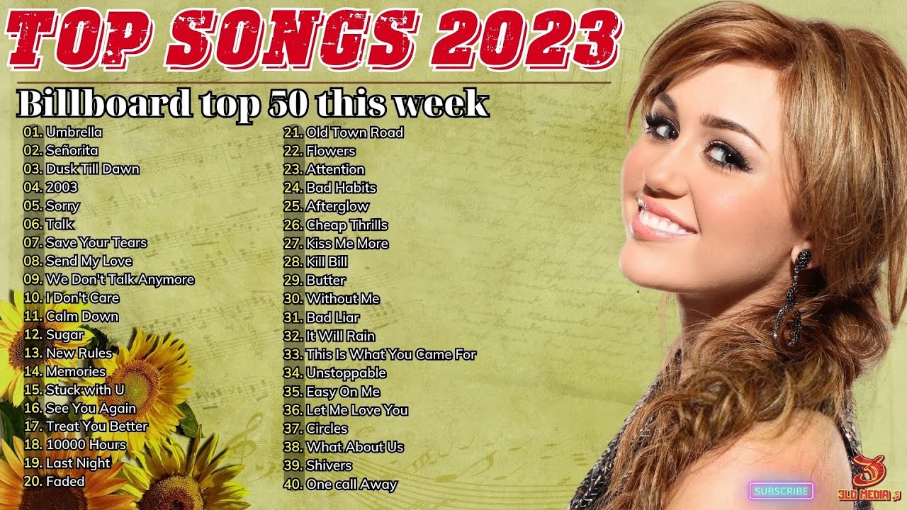 TOP SONGS 2023 - Billboard Hot 50 This Week - Best Pop Music Playlist ...