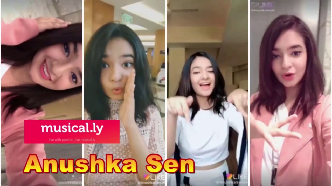 Anushka Sen Musically videos.......Funny - YouTube