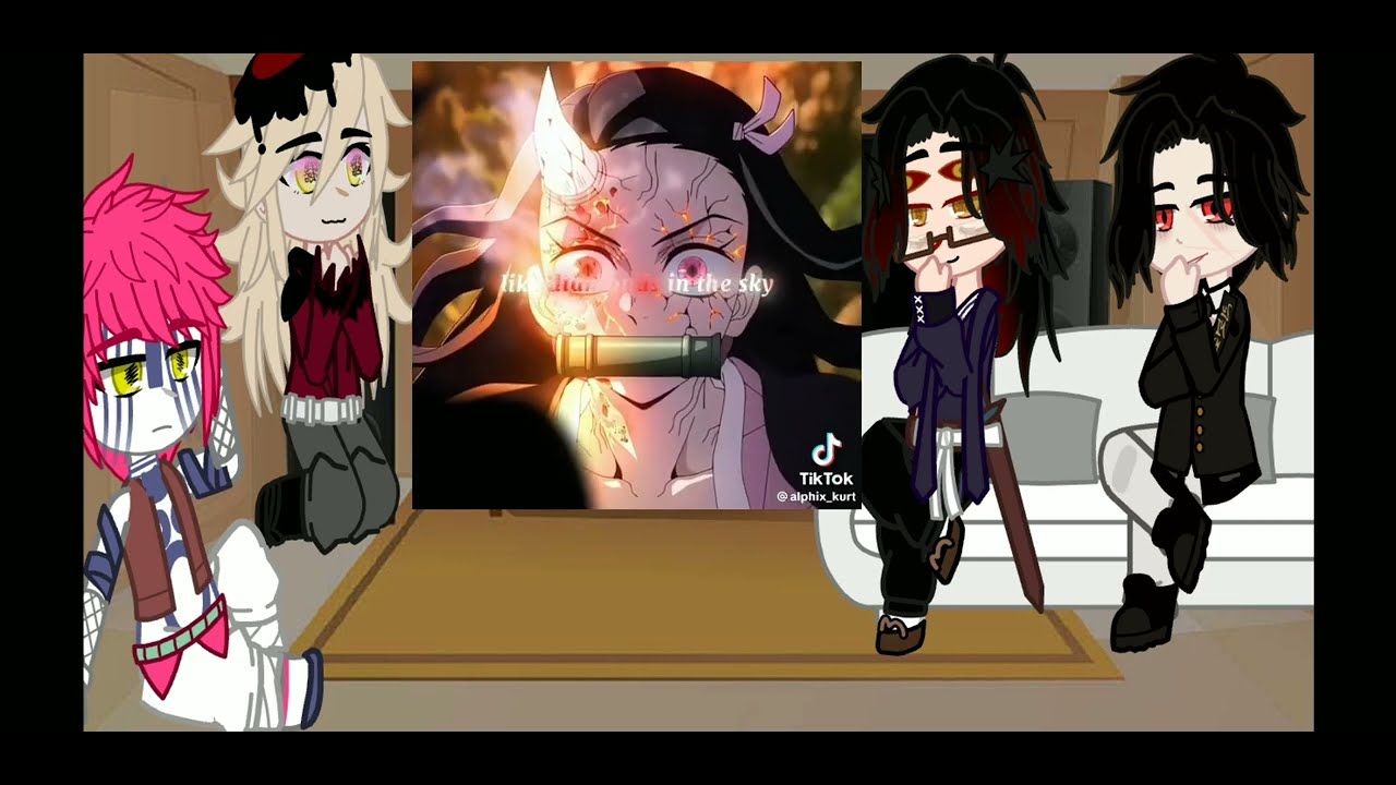 Top 3 upper moons + muzan react to tanjiro and Nezuko //no thumbnail ...