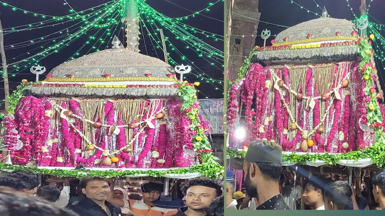 Muharram Bindki fatehpur (UP) 2024 | Raeen Brothers Taziya | chand ...