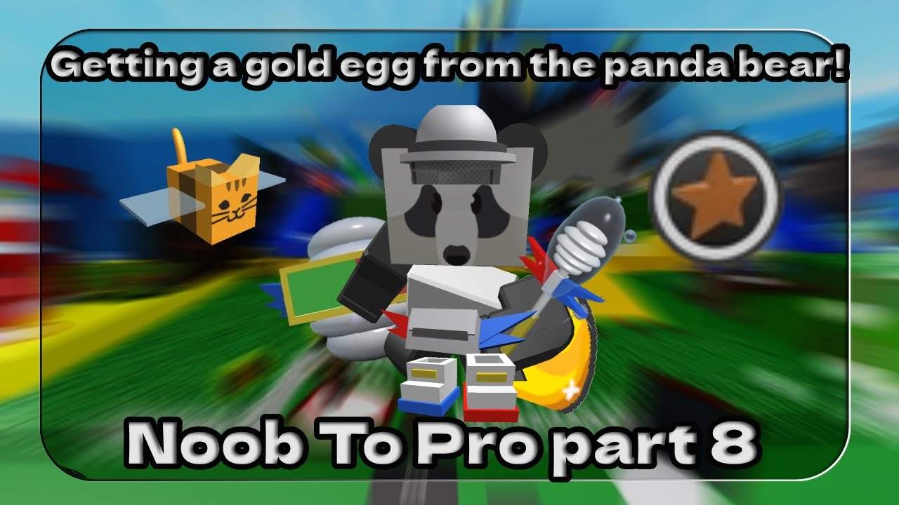 Getting a gold egg from the Panda Bear! | Roblox | F2P Noob To Pro Alt ...