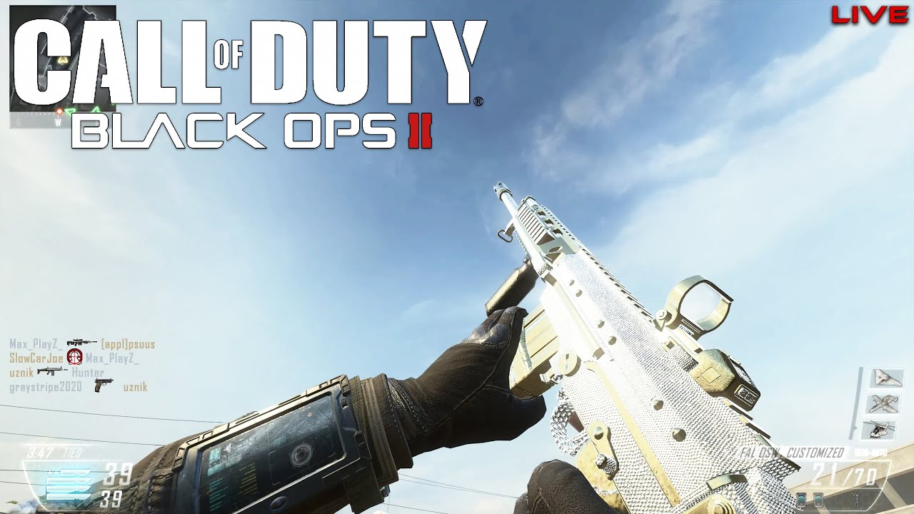 Call of Duty Black Ops II | Multiplayer Gameplay | LIVE - YouTube