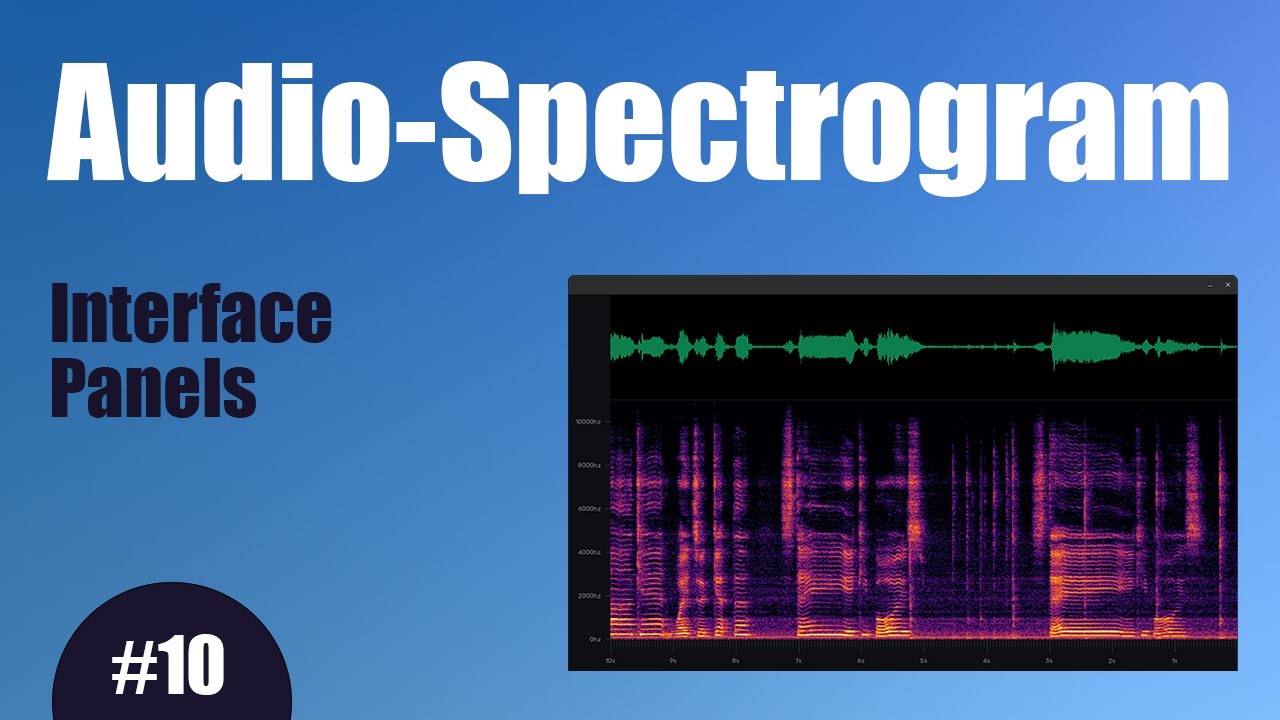 Audio Spectrogram - 10 Interface Panels - YouTube