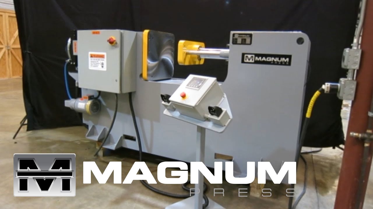 40 Ton Hydraulic Press | Magnum Press - YouTube