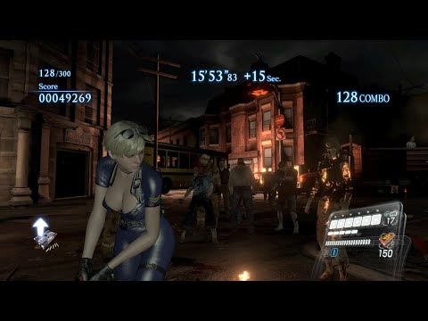 Resident Evil 6 mercenaries mod map ( STAGLA ) - solo 300 c full - Sherry