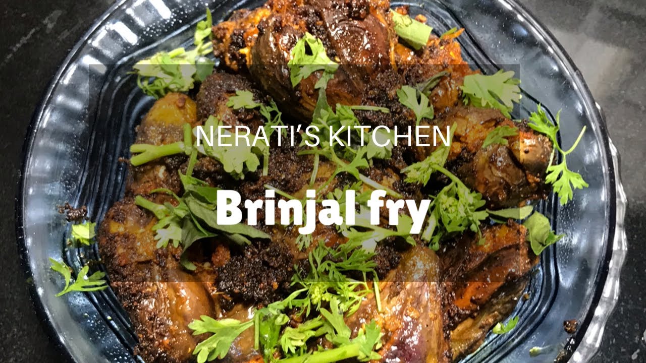 Brinjal fry/Andhra Style Stuffed Brinjal | Gutti Vankaya Fry | Stuffed ...