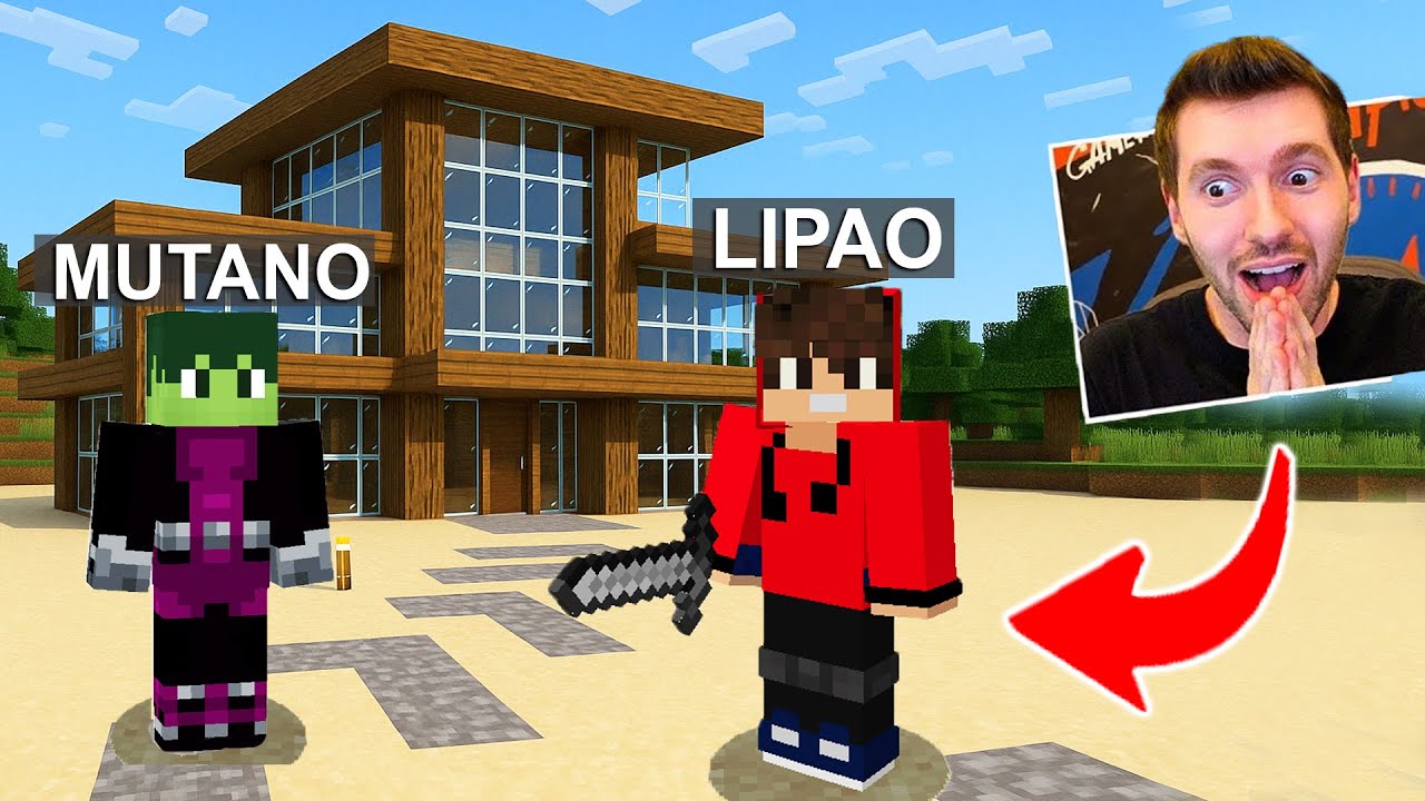 LIPAO e MUTANO jogando Minecraft 2025! (O INÍCIO) - YouTube