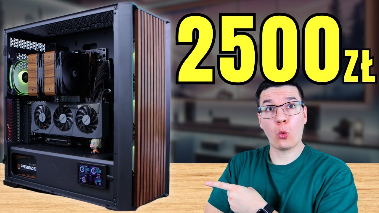 NAJLEPSZY KOMPUTER DO GIER za 2500zł? RTX 3070 Ryzen 5 5600 test i ...
