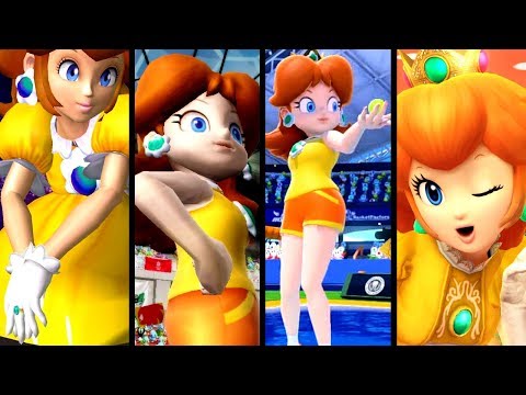 Super Mario Evolution of GIANTESS DAISY 2001-2017 (N64 to 3DS)