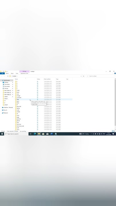 How To Create Multiple Folders At Once | Create Multiple Folders At One Click #folders #folder ...